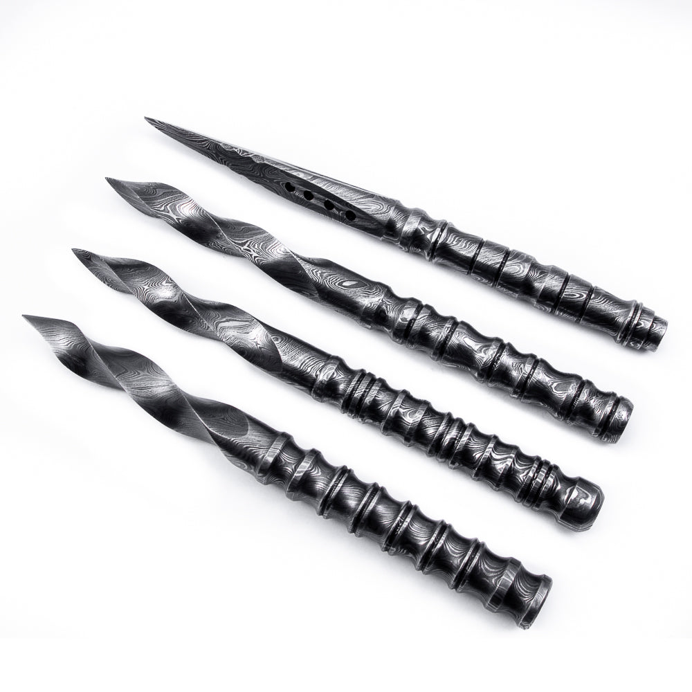 Handcrafted Daggers | Damascus & Stainless Tri-Edge Blades – Eighty ...